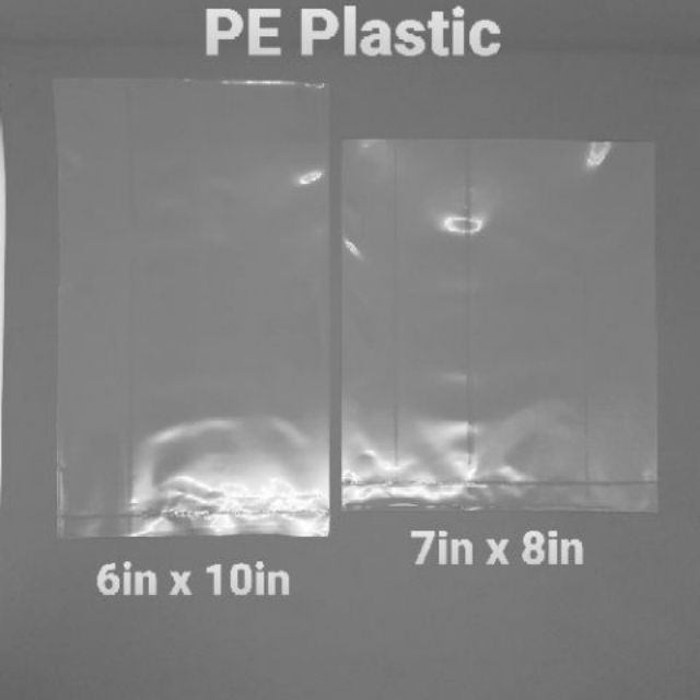 100pcs PE Polyethylene Plastic PE Bags | Shopee Philippines
