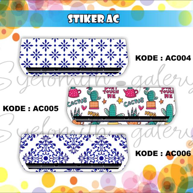 Ac STICKER / AIR CONDITIONER STICKER / ROOM COOLER | Shopee Philippines