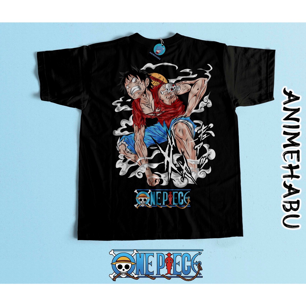 Animehabu One Piece Luffy Smoke Shirt (DTF) | Shopee Philippines