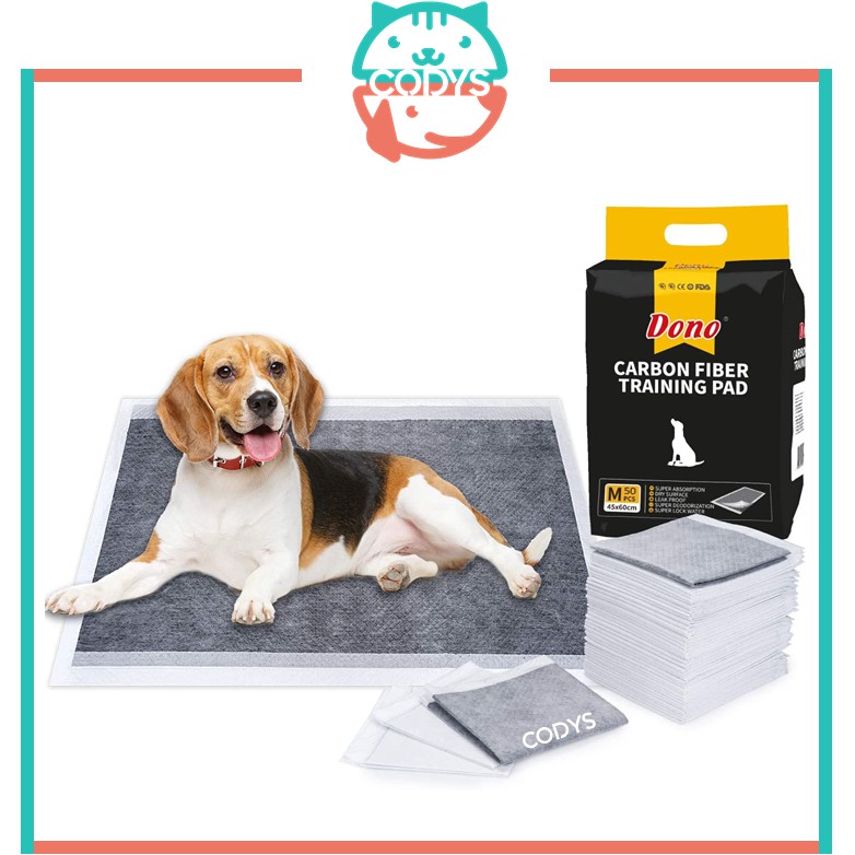DONO Carbon Fiber Charcoal Training Pee Pad in Small and Medium for ...