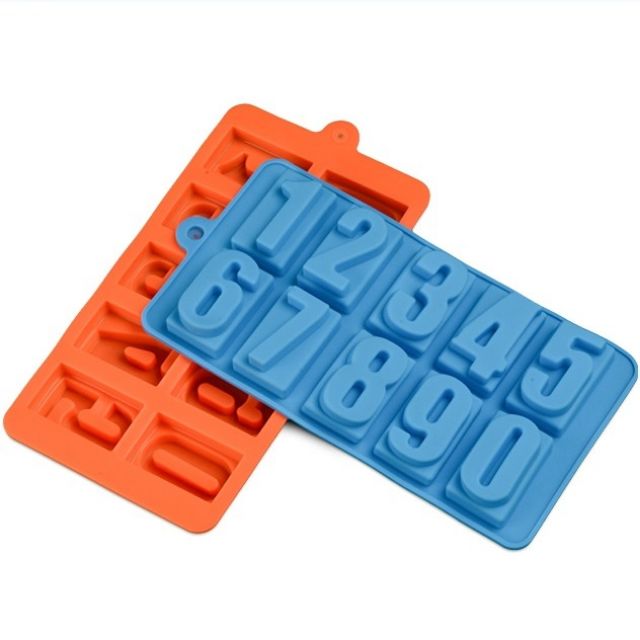 Onhand 10 Cavity Numbers Mold Silicone choco Chocolate Mould | Shopee ...