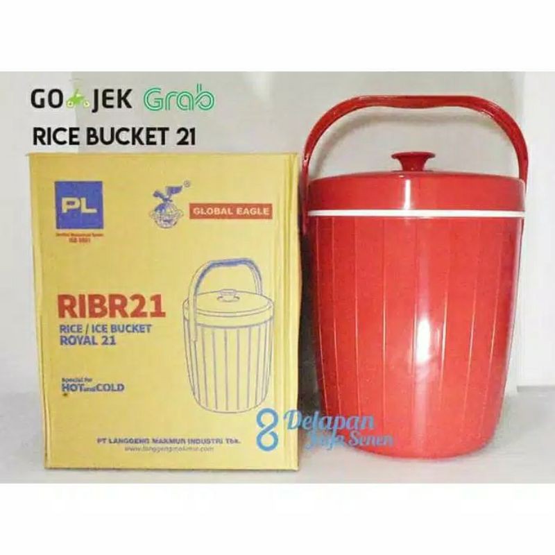 Rice BUCKET / Rice TERMOS / Ice TERMOS Big Size 21 Liters | Shopee ...