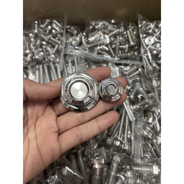 Plate Nut Light Pattern HONDA Stainless Steel WAVE100 WAVE125 SONIC MSX ...
