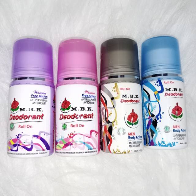 Mbk Deodorant Roll On Deodorant for Men and Women 40ml | Shopee Philippines