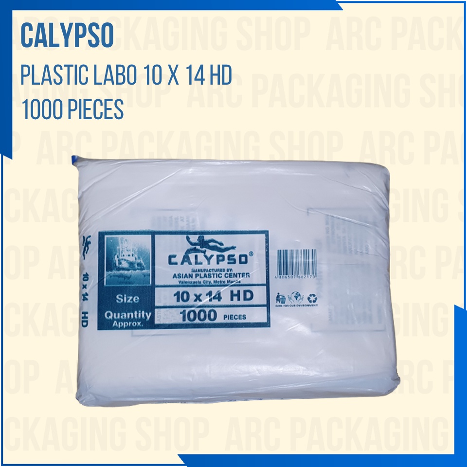 Calypso 10x14 HD Plastic Labo 1 Pack (1000 Pieces) | Shopee Philippines