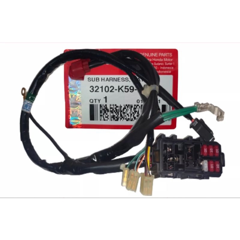 CLICK 150i V2 SUB HARNESS, BATTERY GENUINE ( 32102-K59-A70 ) | Shopee ...