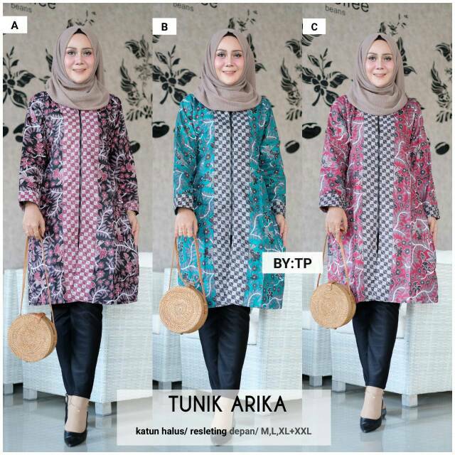 KATUN Arika Batik Dress Traditional Office Dress For Women Casual ...