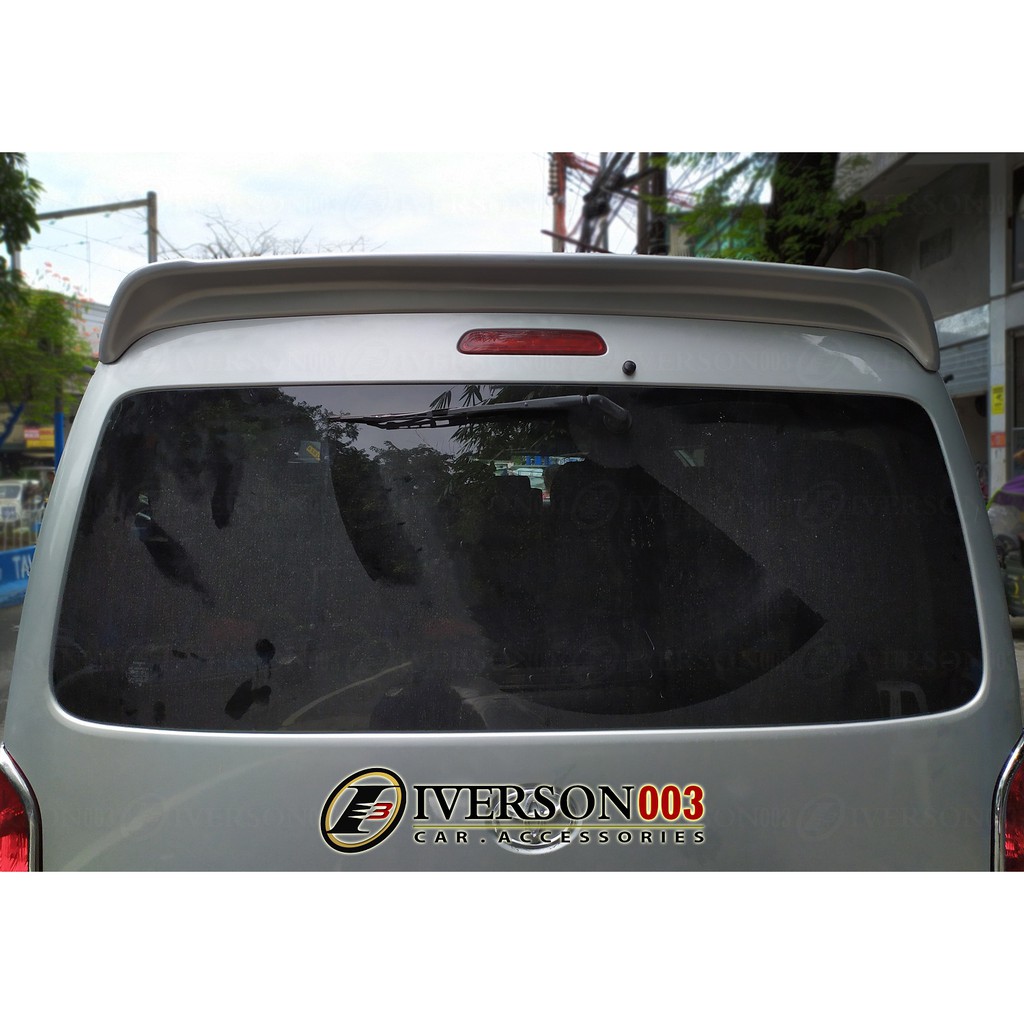 Toyota Hiace GL Grandia Metallic Silver Spoiler | Shopee Philippines