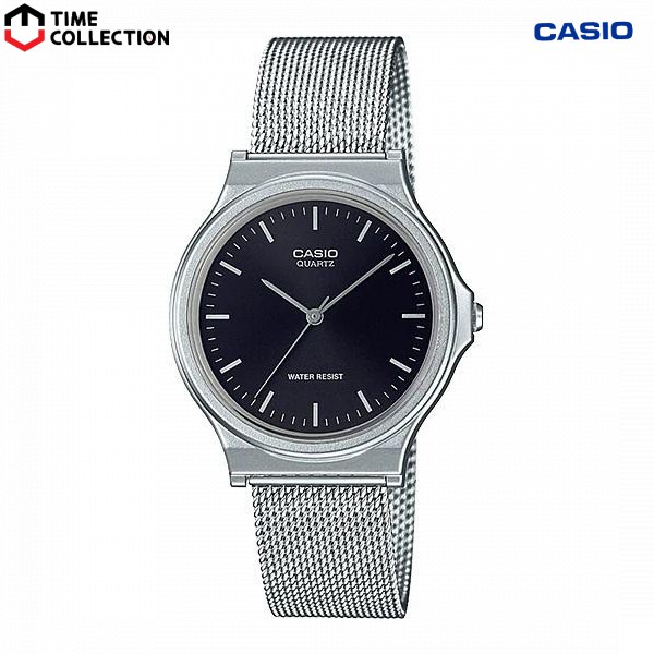 Casio MQ-24M-1EDF Analog Stainless Steel Strap Watch Men | Shopee ...