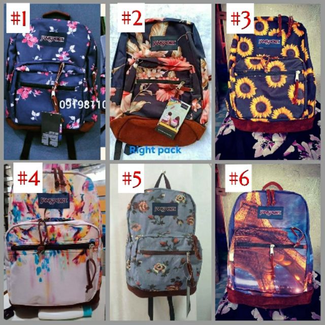 COD JS BACKPACK FULL PRINT (leather bottom) #7166 | Shopee Philippines