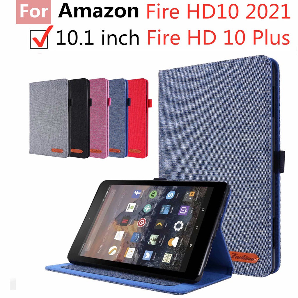 For Amazon Fire HD 10 2021 11th Gen Fire HD10 Plus 10.1 inch Case Denim ...