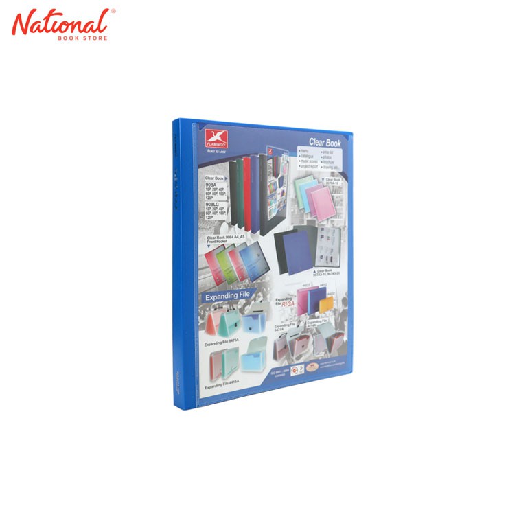 Flamingo Clearbook Fixed 908L40 Short 40Sheets With Label Insert In ...
