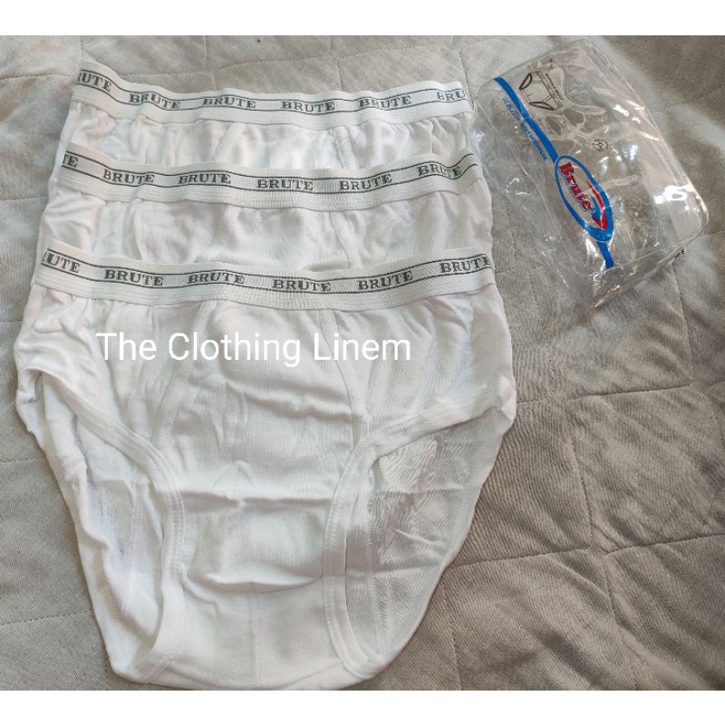Original BRUTE Hipster Briefs for Adults - 3in1 - White and Colored ...