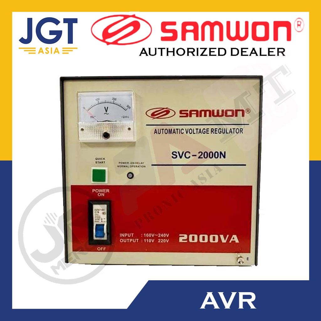 Samwon AVR with Time Delay 2000 watts (SW-2000W) Automatic Voltage ...