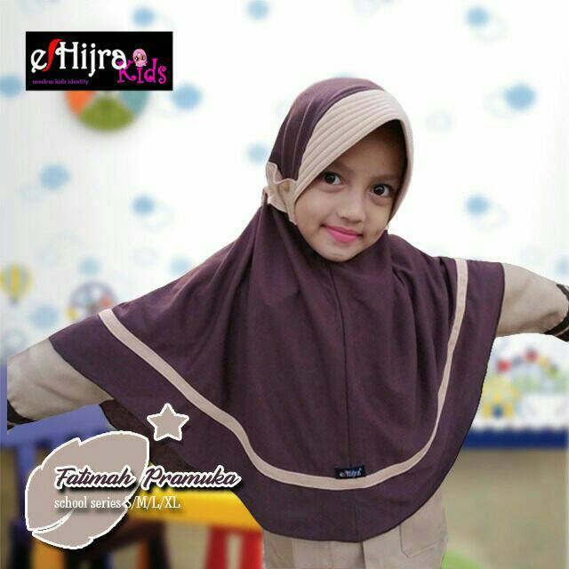 Hijab Pramuka Elhijra Hijab Uniform Sd Hijab Sd Pramuka Holes Pramuka Uniform Hijab Sd
