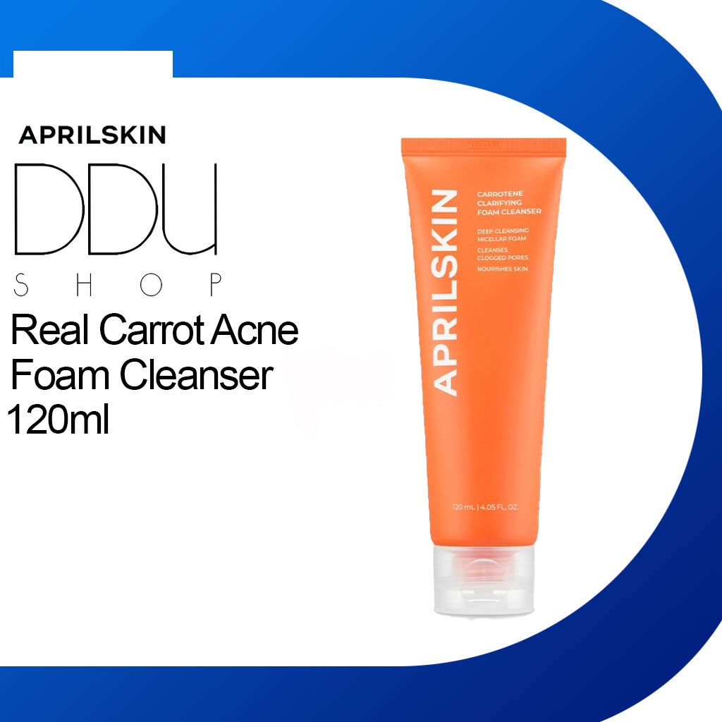 Aprilskin / Real Carotene Acne Foam Cleanser/ 120ml | Shopee Philippines