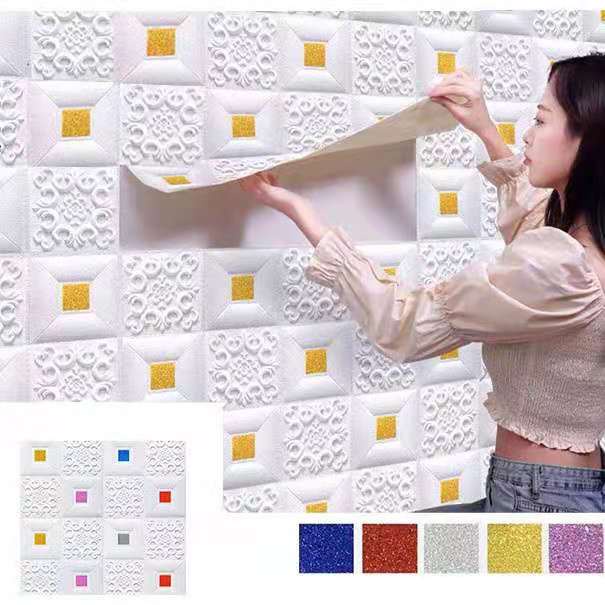 Big Size 70x70CM 3D Wallpaper Waterproof Adhesive Wall Sticker Ceiling ...