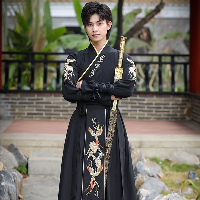 Original Hanfu Men National Wind Chinese Dragon's Clothing Guard ...