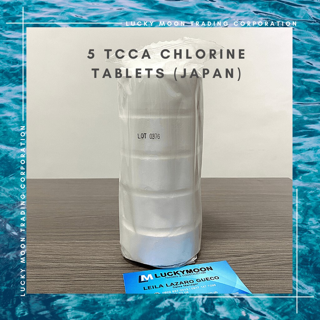 LMTC Swimming Pool 5 TCCA Chlorine Tablets (Japan) (1 KG) | Shopee ...