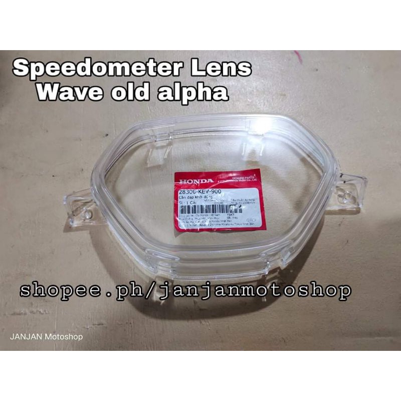 Speedometer Lens Wave Alpha Cx New/Wave Alpha Old | Shopee Philippines