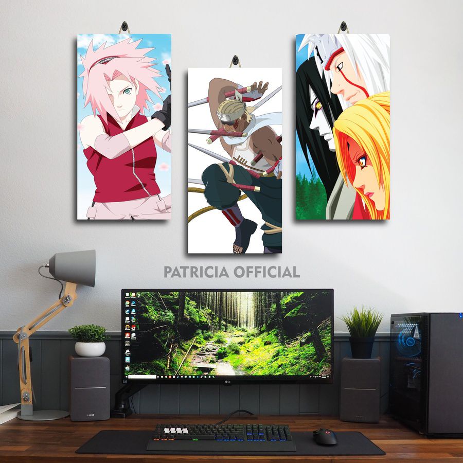 Anime NARUTO HINATA BORUTO LARGE WALL DISPLAY 15X30 7EFCT/YGJS/ SASUKE ...