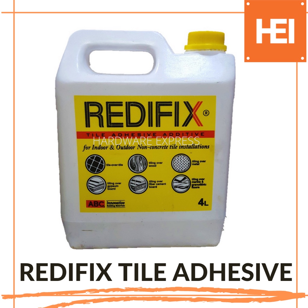 Redifix Tile Adhesive Additive for ABC Tile Adhesive 4 Liters | Shopee ...
