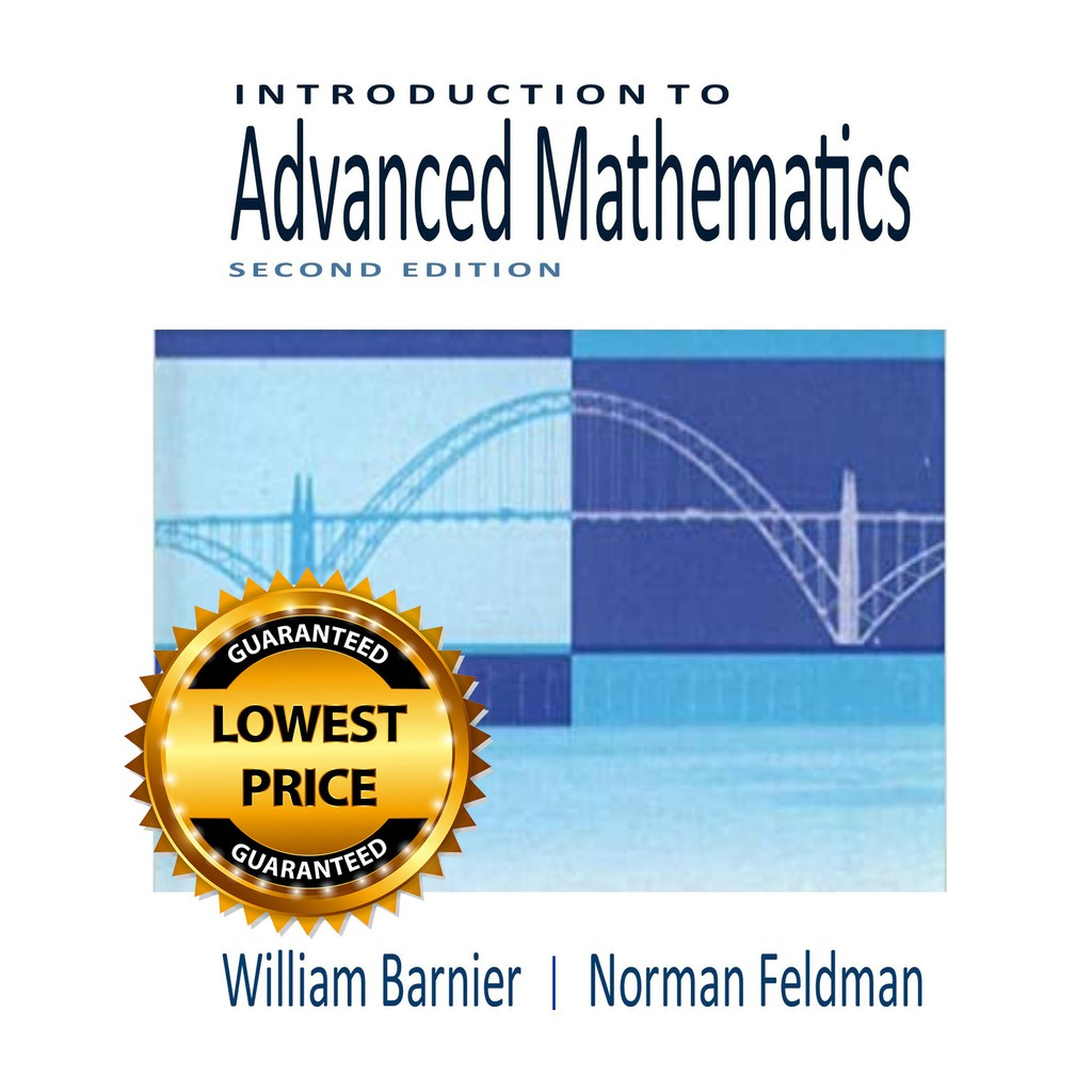 Introduction to Advanced Mathematics b William Barnier and Norman ...