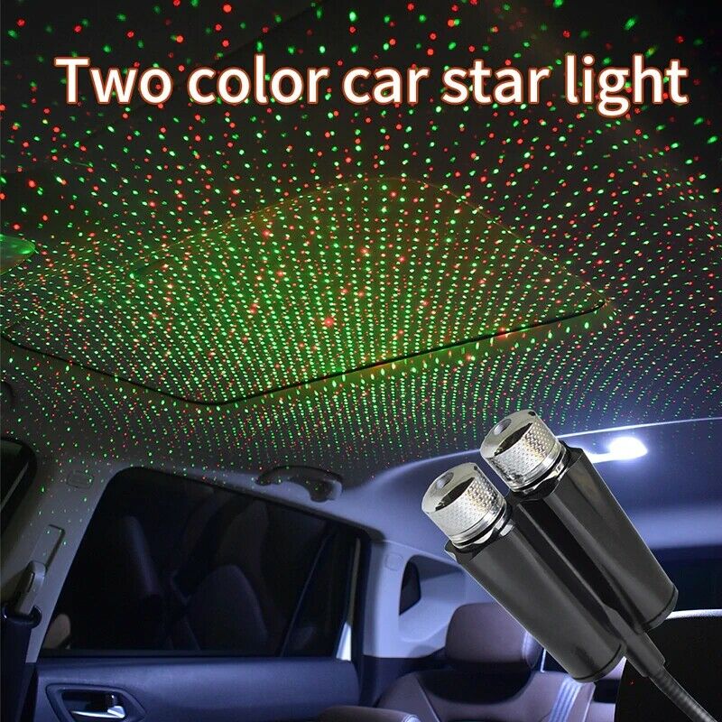 Dual Color Sound Activated LED Starry Sky Night Light 5V USB Star ...