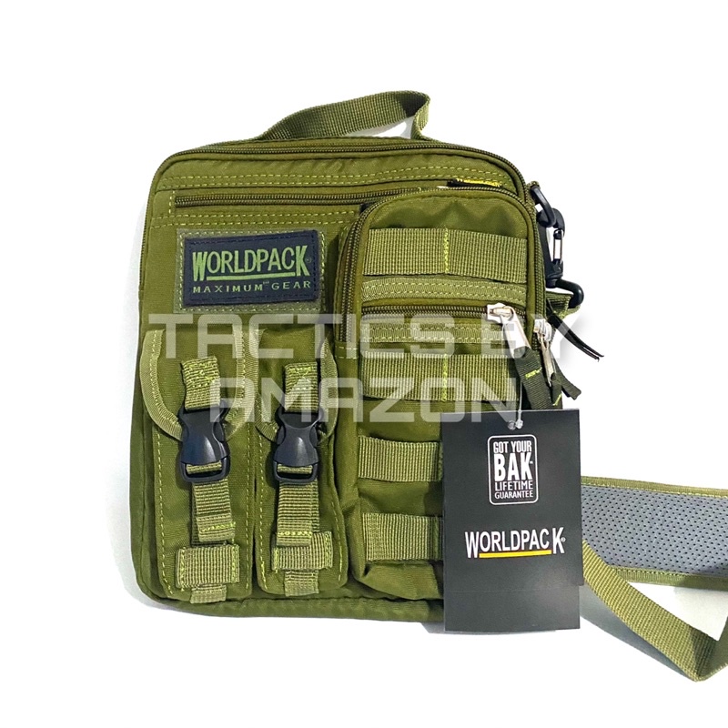 3 Pocket Worldpack Sling Bag Original | Shopee Philippines