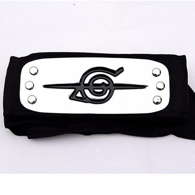 Naruto forehead bandage brick leaf village villain headband | Shopee ...