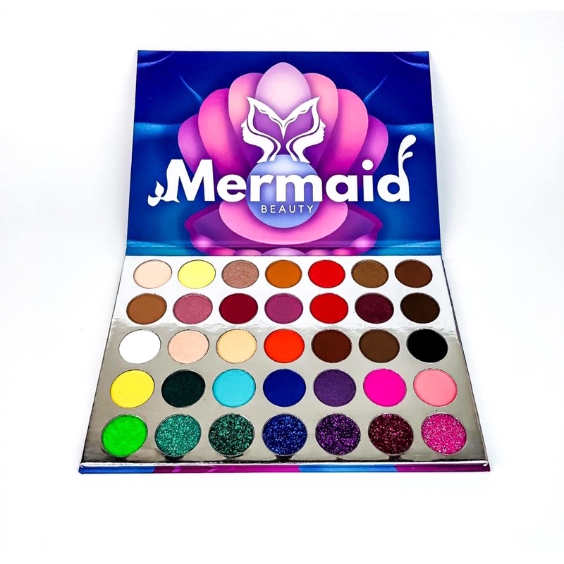 Mermaid Dreams Palette 35 SHADES PRESSED EYESHADOW PALETTE by Mermaid ...