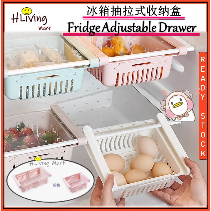 Rak Compartment Peti Ais Multipurpose Fridge Storage Sliding Drawer ...