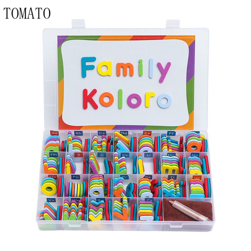 208Pcs/Set Magnetic Foam Letter Classroom Alphabets Set with Magnet ...