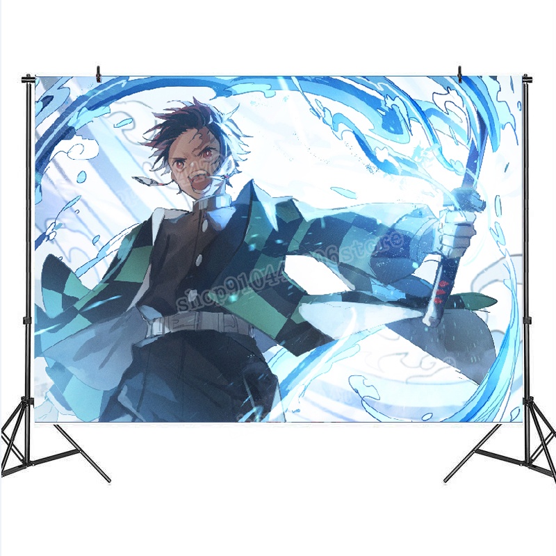 Demon Slayer 150*210CM party backdrop decorations party decoration ...