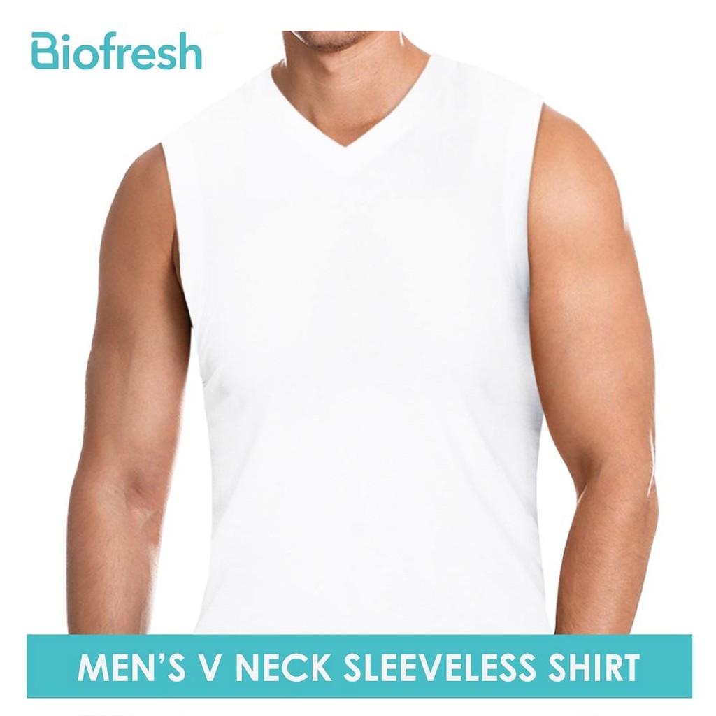 Biofresh RMUSV01 Men's V-neck Sleeveless Shirt 1 piece | Shopee Philippines