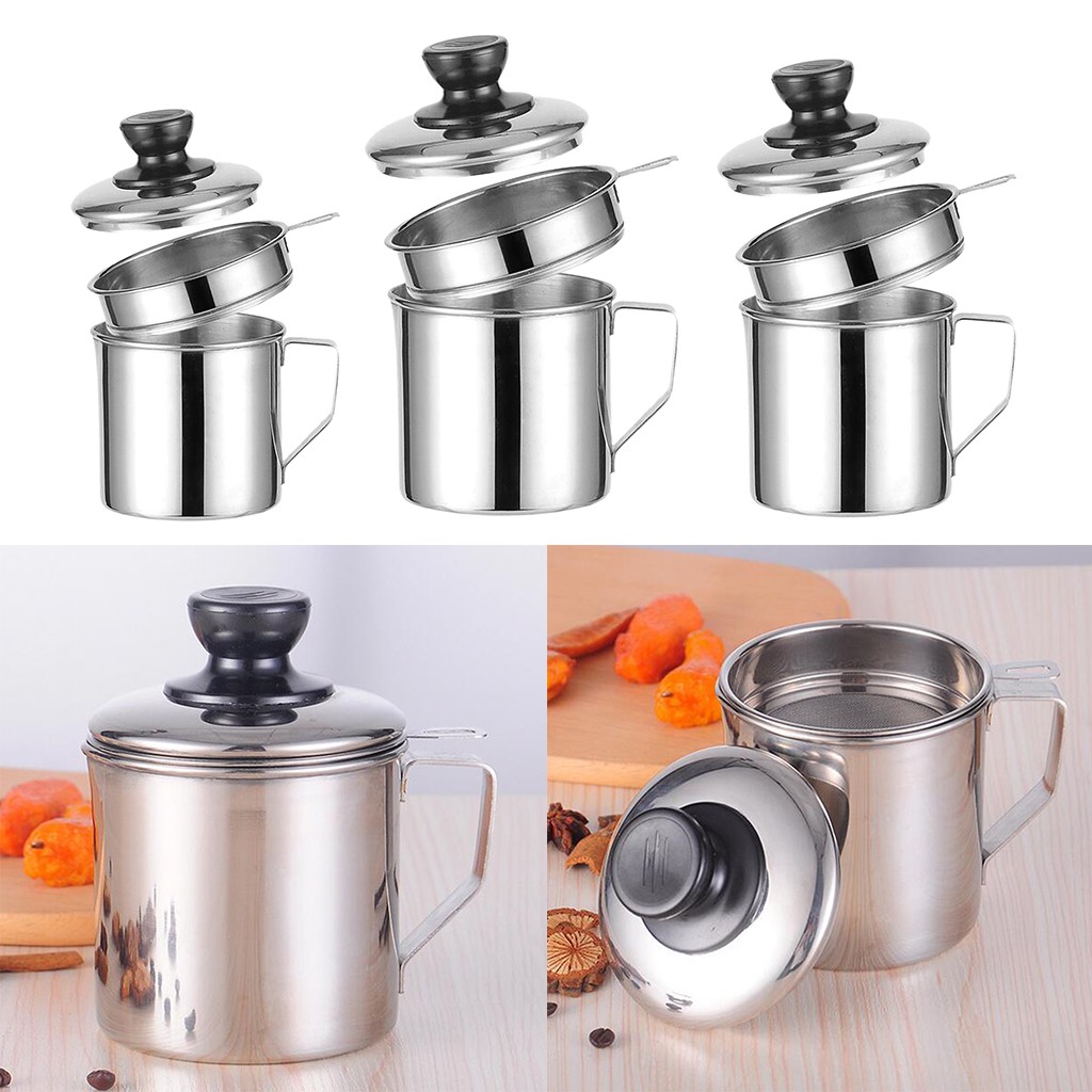 Stainless Steel Storage Container With Strainer | Shopee Philippines