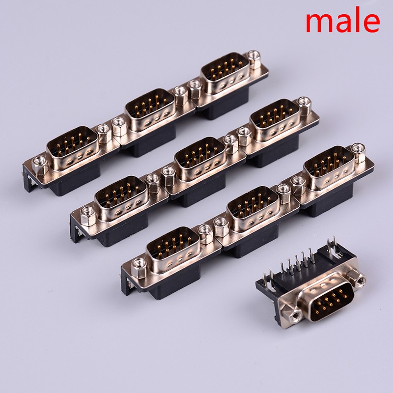 LB*10/lot DB-9 DB9 male female PCB mount,DR-9S | Shopee Philippines
