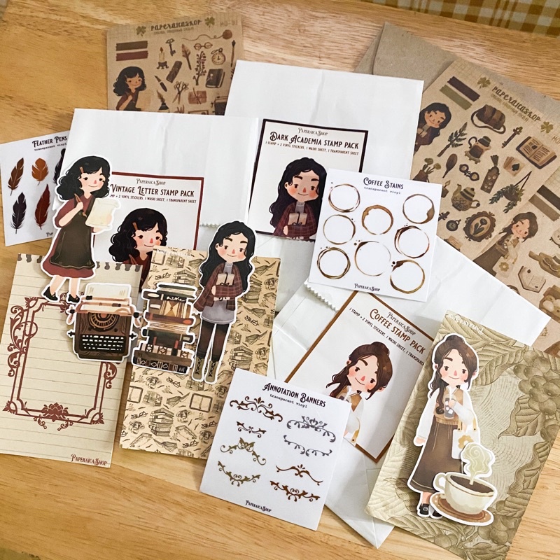 STAMP PACK BUNDLE- ALL 3 STAMP PACKS! Journal Stamps, Packaging Stamps ...