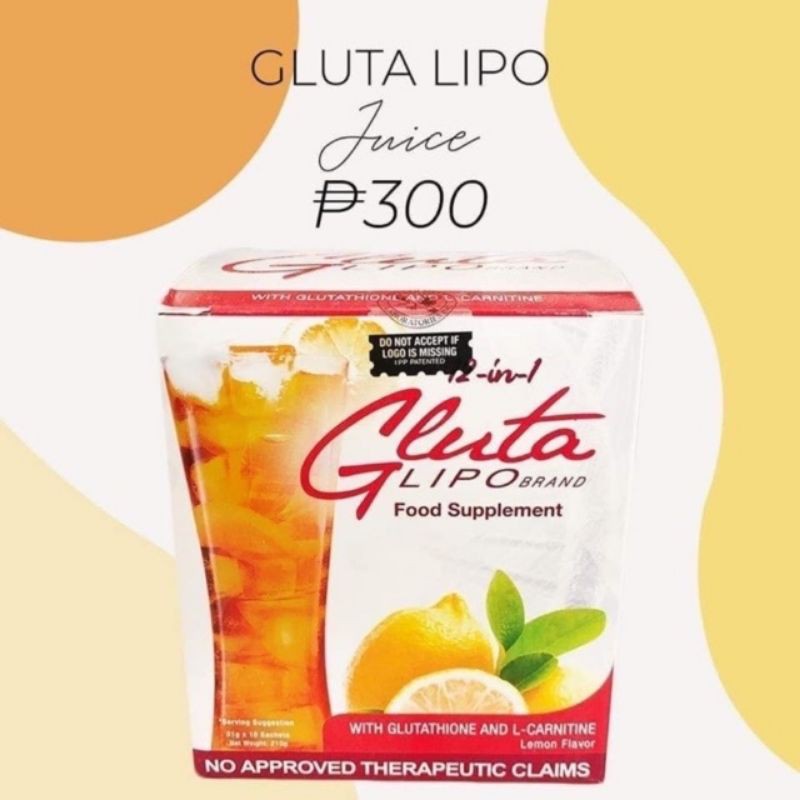 Gluta lipo Juice authentic brands Sale we unbox to avoid deformation of ...