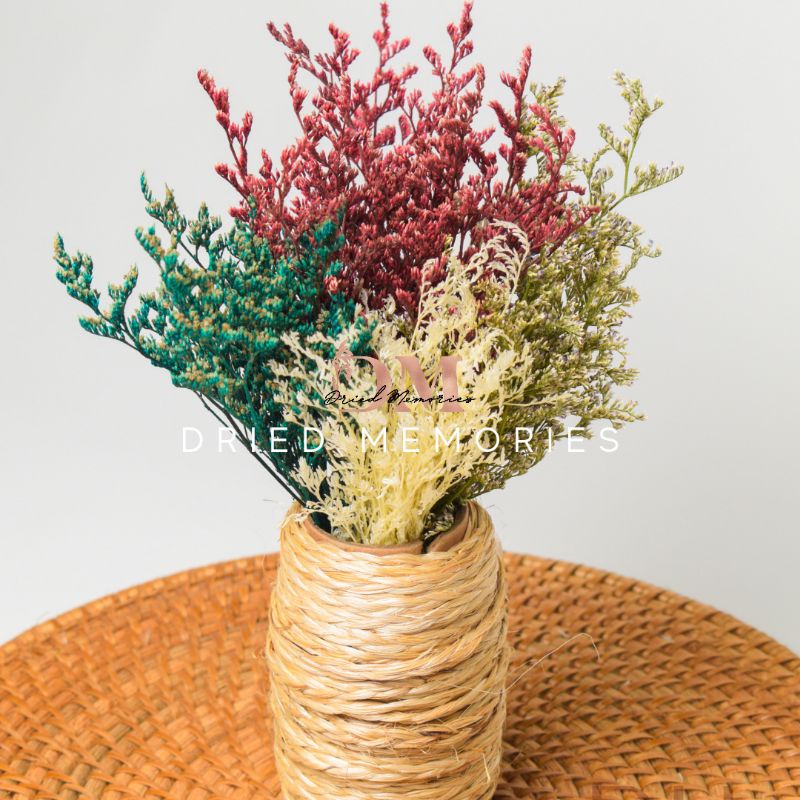 Dried Small Misty Preserved Real Dried Flowers Gift Wedding Party Home ...