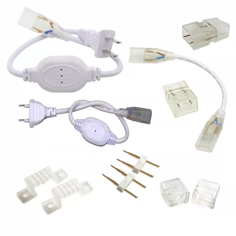 【COD & Ready】220V 5730,Neon,5050 RGB plug ,2pin,3pin,4pin plug ...