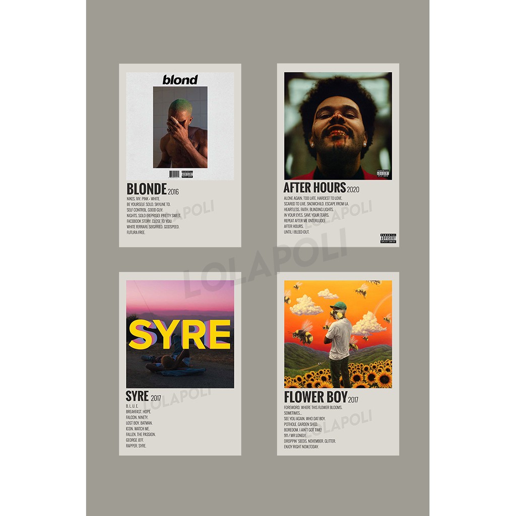 Album Cover Poster Package - 1 | Shopee Philippines