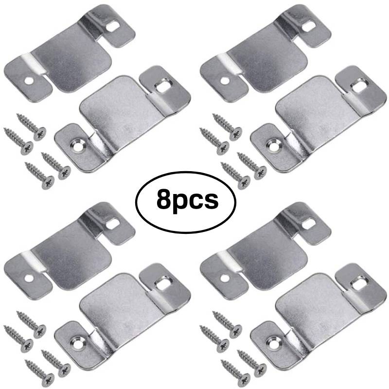 8Pcs Hanging Heavy Duty Display Furniture Interlock Bracket With Screws ...