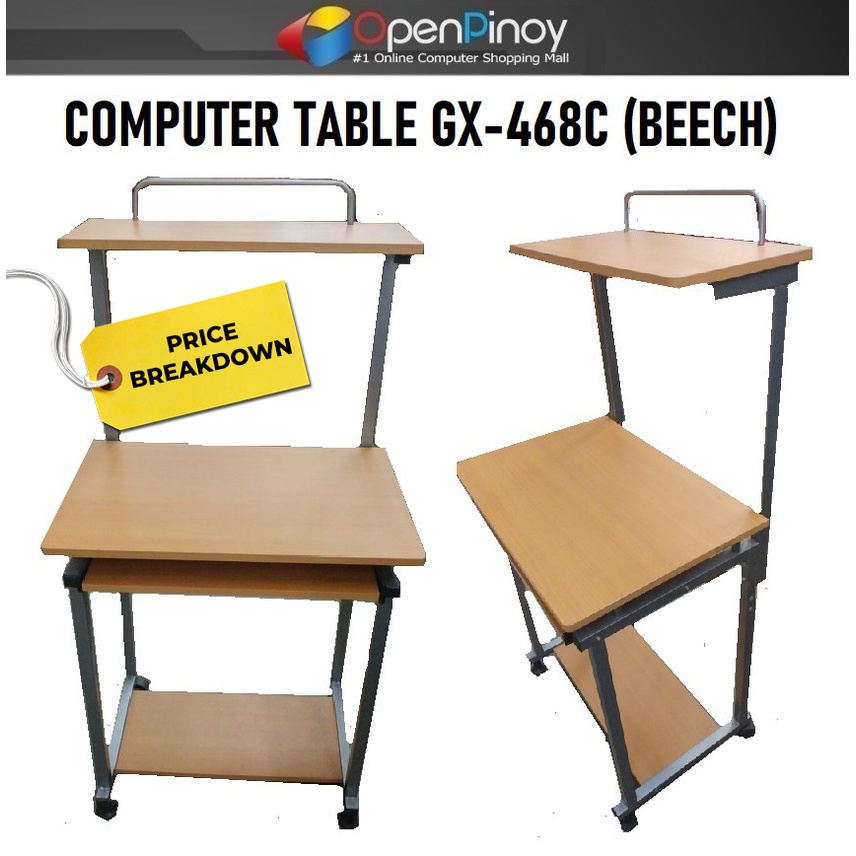 Brandnew Computer Table GX-468 Wooden Texture color Beech / easy to ...