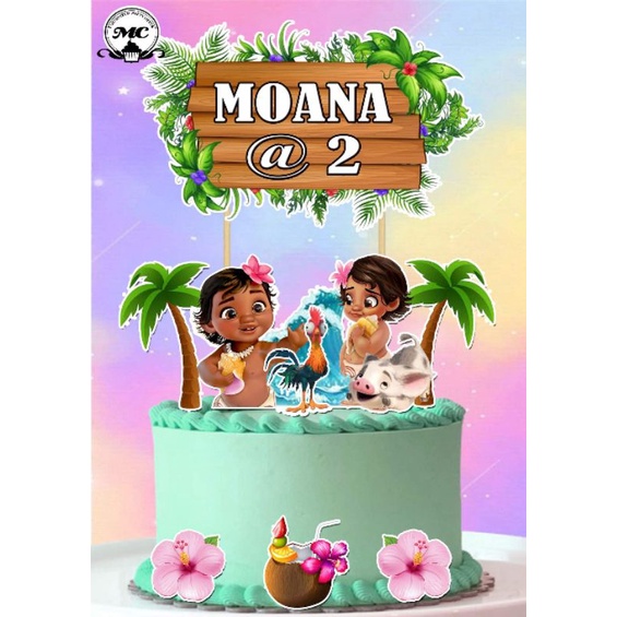 Moana Customize Cake Topper | Shopee Philippines