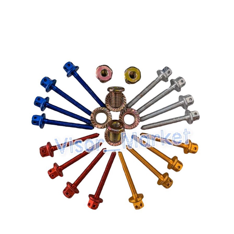 NMAX LEXI AEROX VISOR BOLT ANTI-BREAK NUT BOLT | Shopee Philippines