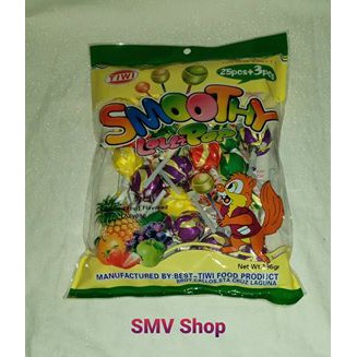 TIWI Smoothy Lollipop 25pcs + 3pcs | Shopee Philippines