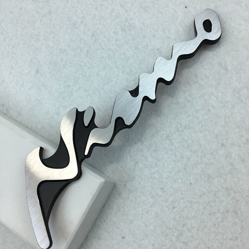 Modified Nismo Brushed aluminum alloy car stickers modified Nissan car ...