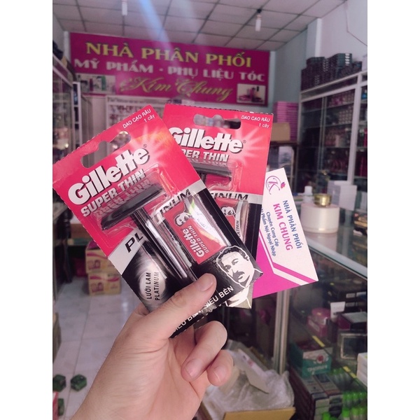 Gillette Supper Thin Razor Handle (Blade Included) | Shopee Philippines