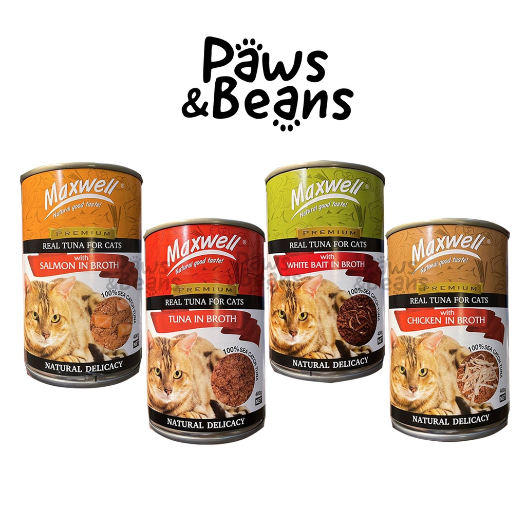 Maxwell Cat Food in Can 400g Wet Cat Food For Cats Maxwell Premium ...